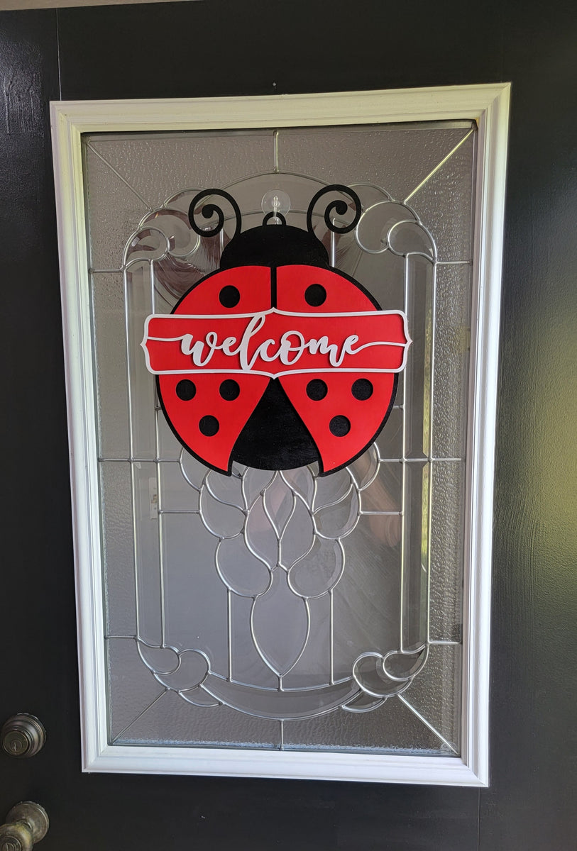 Lady Bug Door Hanger – The Cabin Dragonfly